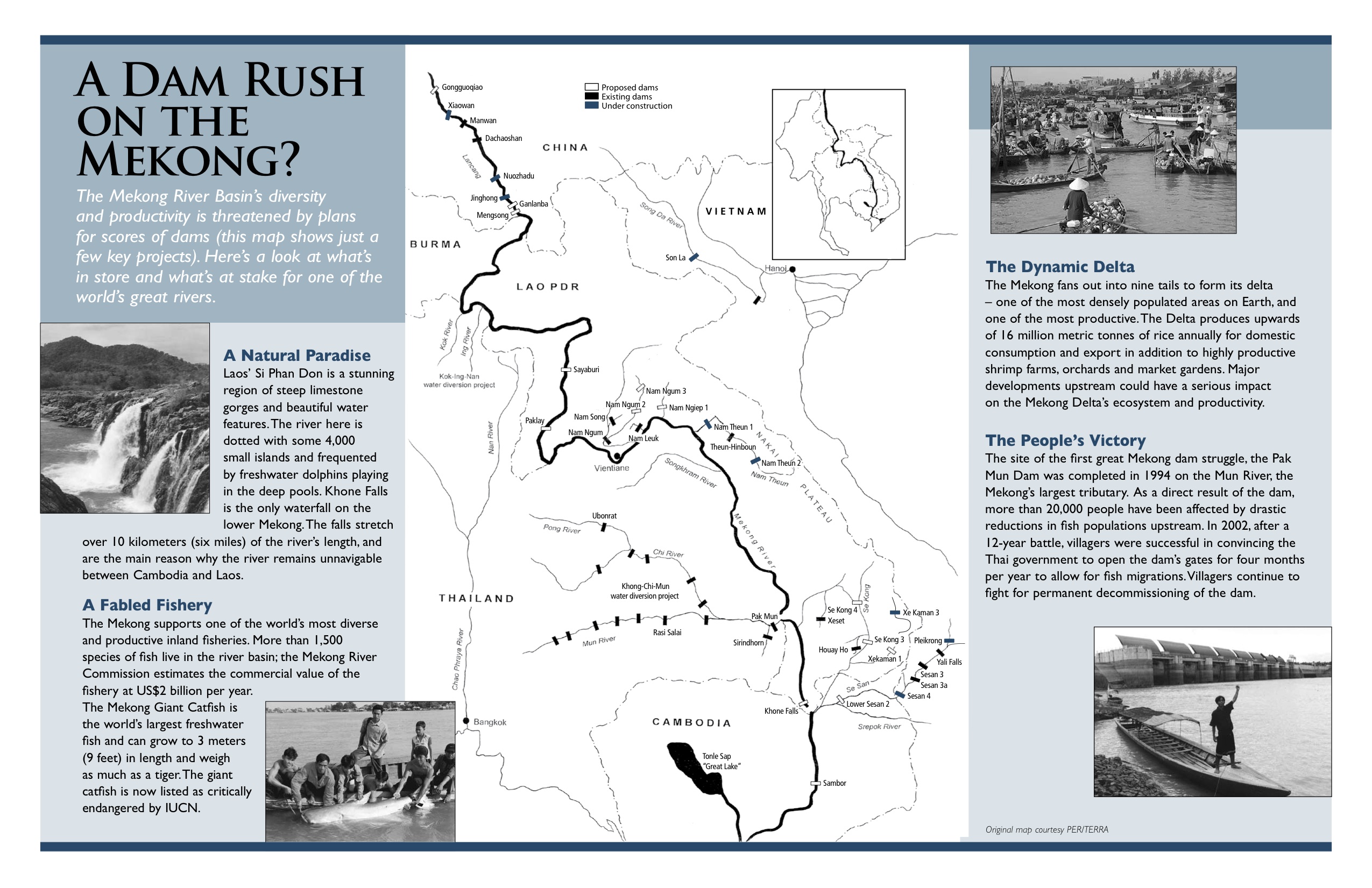 Map: A Dam Rush on the Mekong? - International Rivers Resource Hub