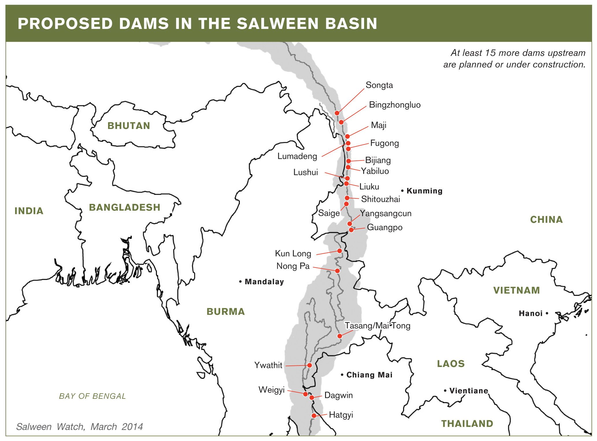 Hydropower Projects on the Salween River: An Update - International Rivers Resource Hub