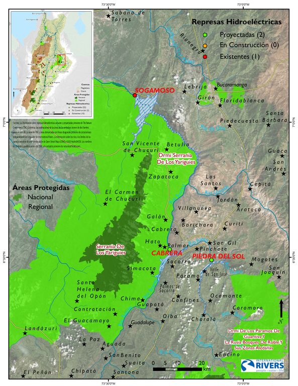 Maps Project- Potential Flooded Areas of Dams in the Magdalena River ...